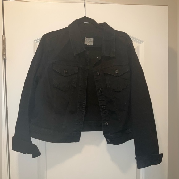 Jackets & Coats | Rolling Stones Black Jean Jacket | Poshmark